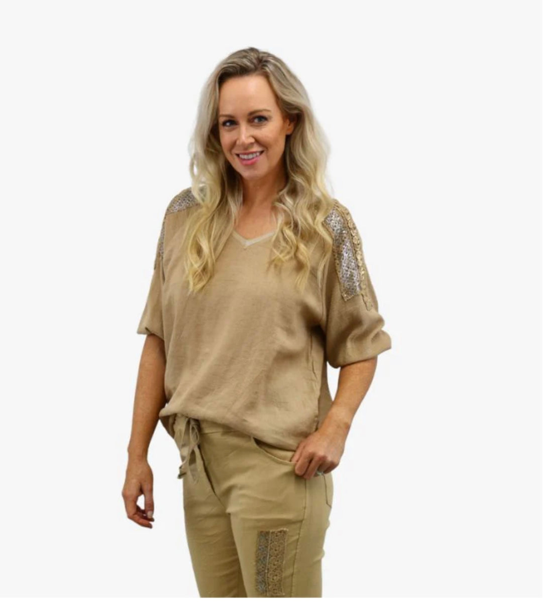 Serena Linen Top – Kachoo Giftware