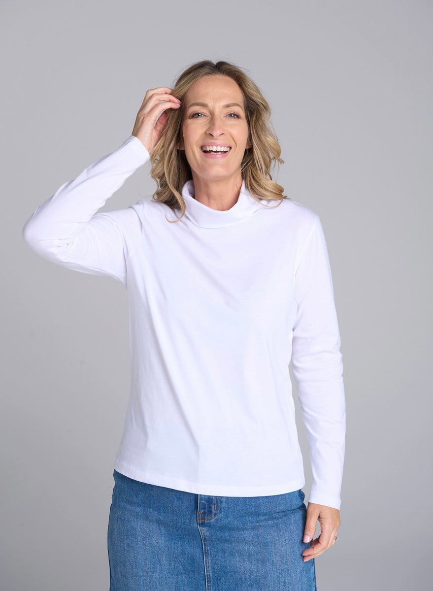 Goondiwindi Solid Cotton Skivvy – Kachoo Giftware